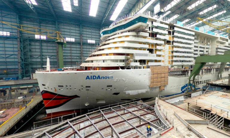 AIDAnova Ausdocken auf der Meyer Werft » Kreuzfahrtpiraten AIDAnova Ausdocken auf der Meyer Werft » Kreuzfahrtpiraten