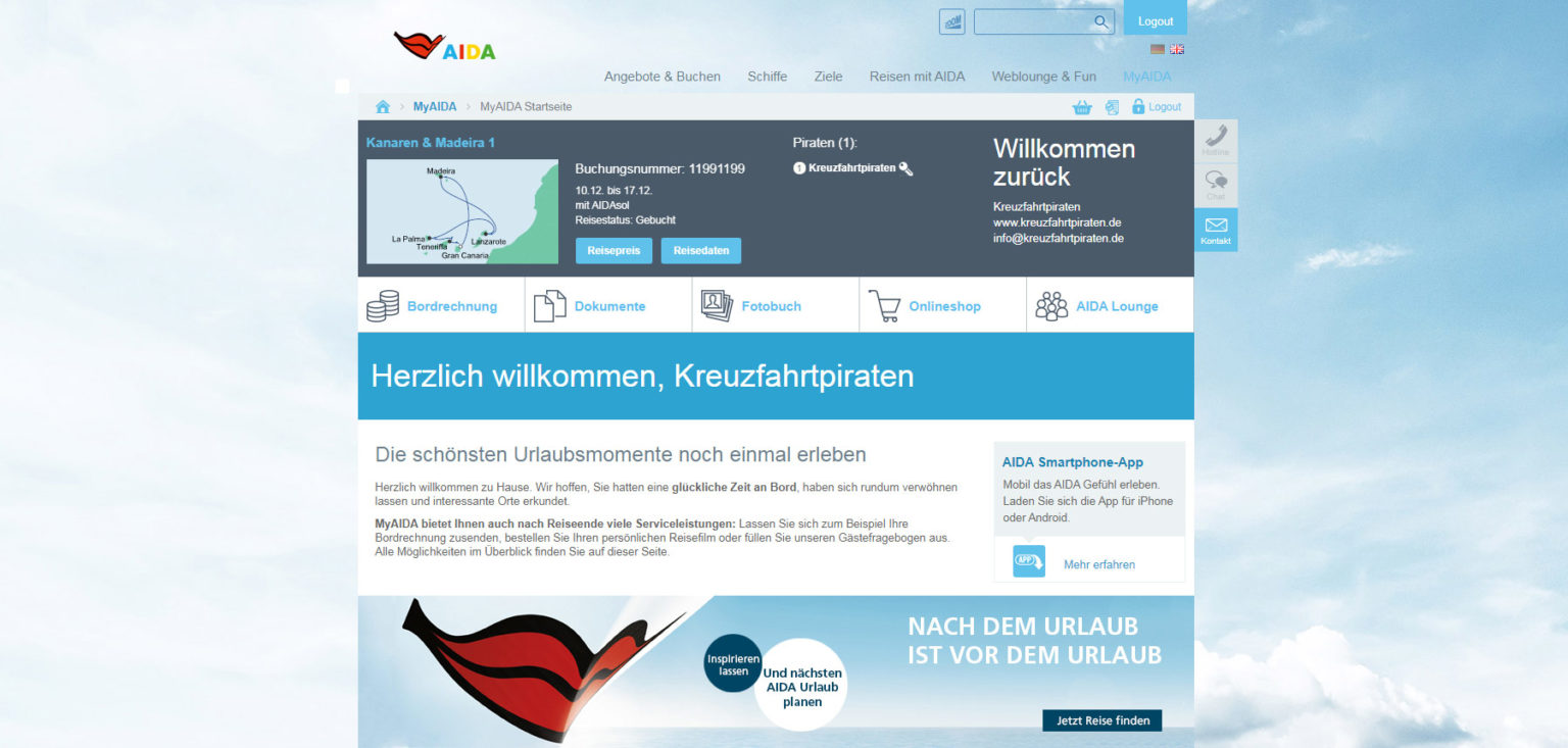 MyAIDA: Bordportal von AIDA » Tipps & Tricks » Kreuzfahrtpiraten